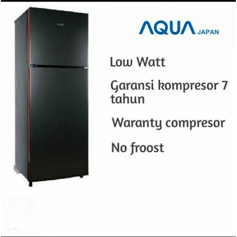 Jual Aqua AQR-D251 DS Lemari Es 2 Pintu Kulkas 187 L Garansi Resmi SNI | Shopee Indonesia