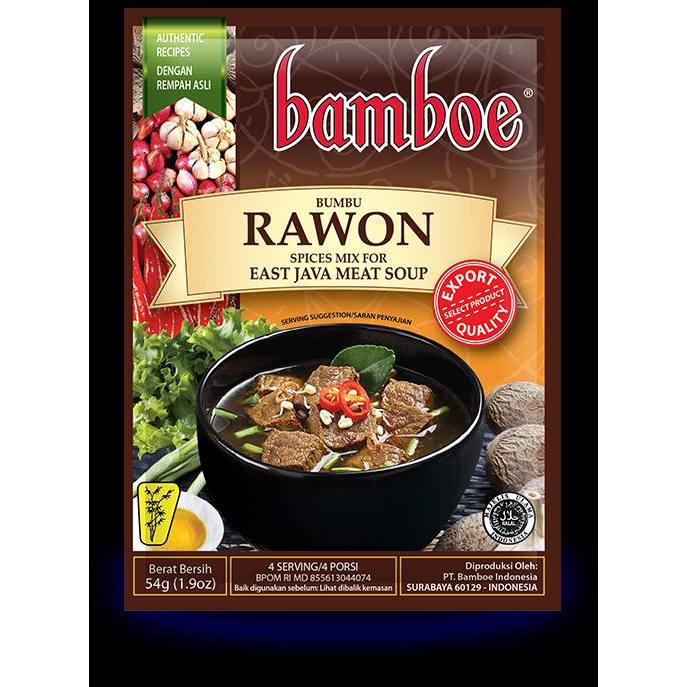 Jual Bamboe bumbu dapur all varian rawon rendang balado nasi goreng ...
