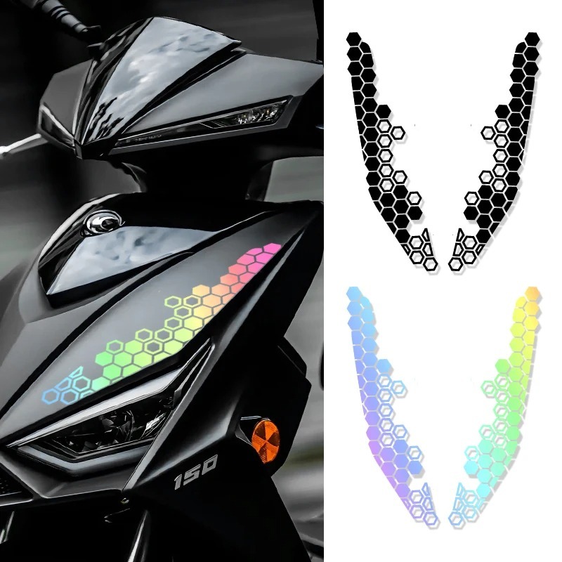 Jual 2 Stiker Sarang Lebah Sepeda Motor Stiker Tahan Air Badan Skuter ... Jual 2 Stiker Sarang Lebah Sepeda Motor Stiker Tahan Air Badan Skuter ...