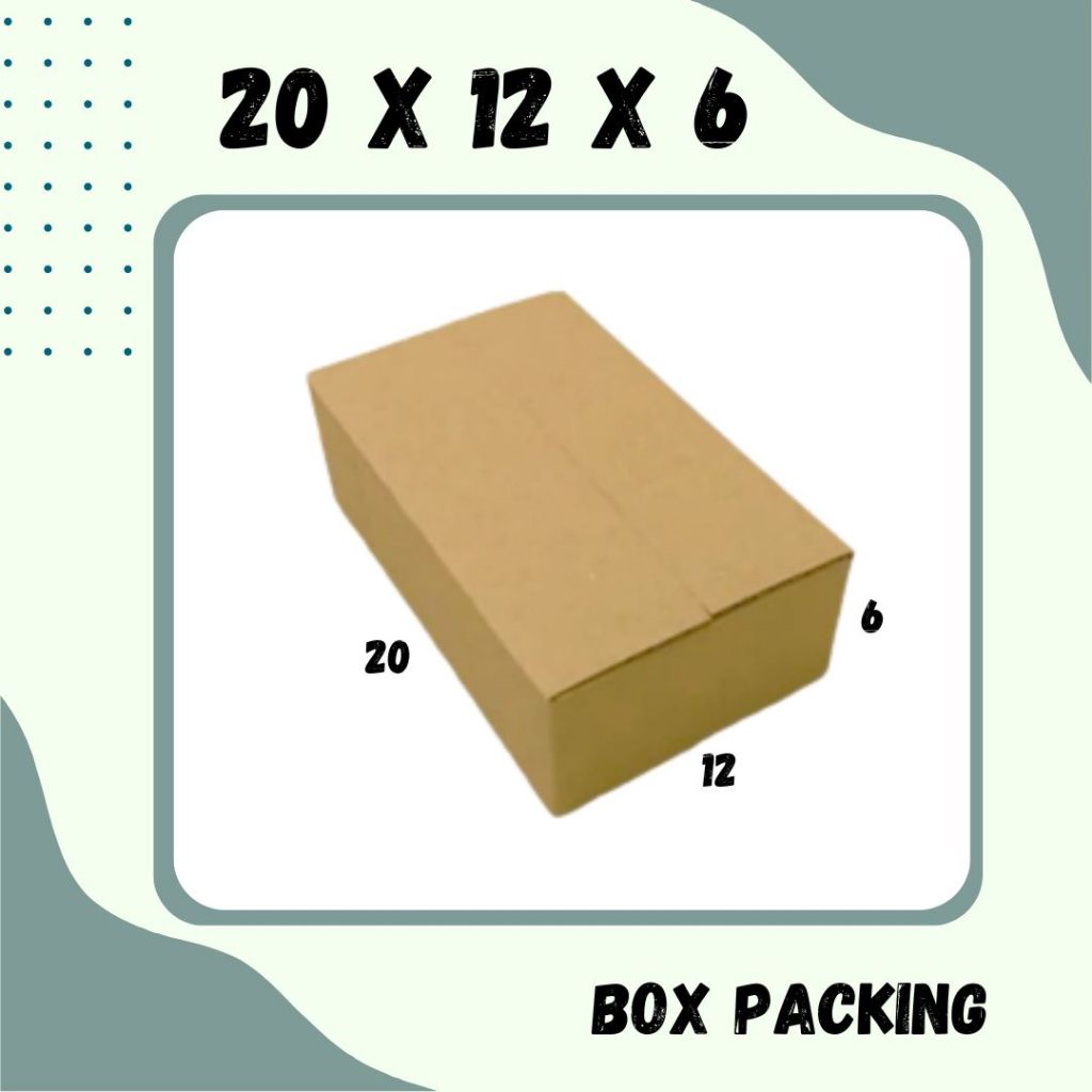 Jual Kardus 20x12x6 A1 Box Dus Packing Kotak Kemasan Karton Souvenir ...