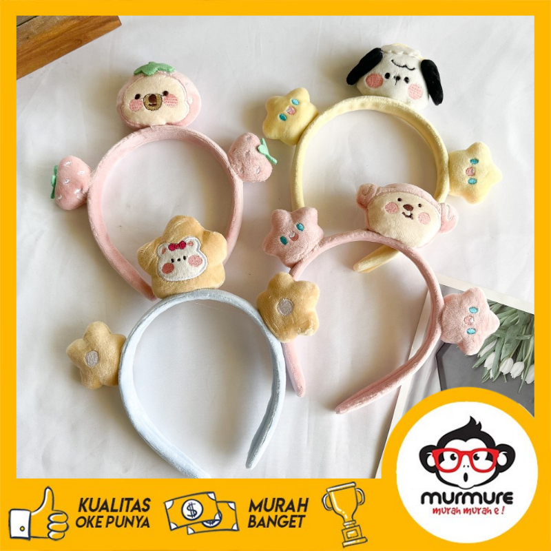 Jual MURMURE I BANDO LUCU KARAKTER HEWAN BERUANG BEAR MONYET STROBERI ...