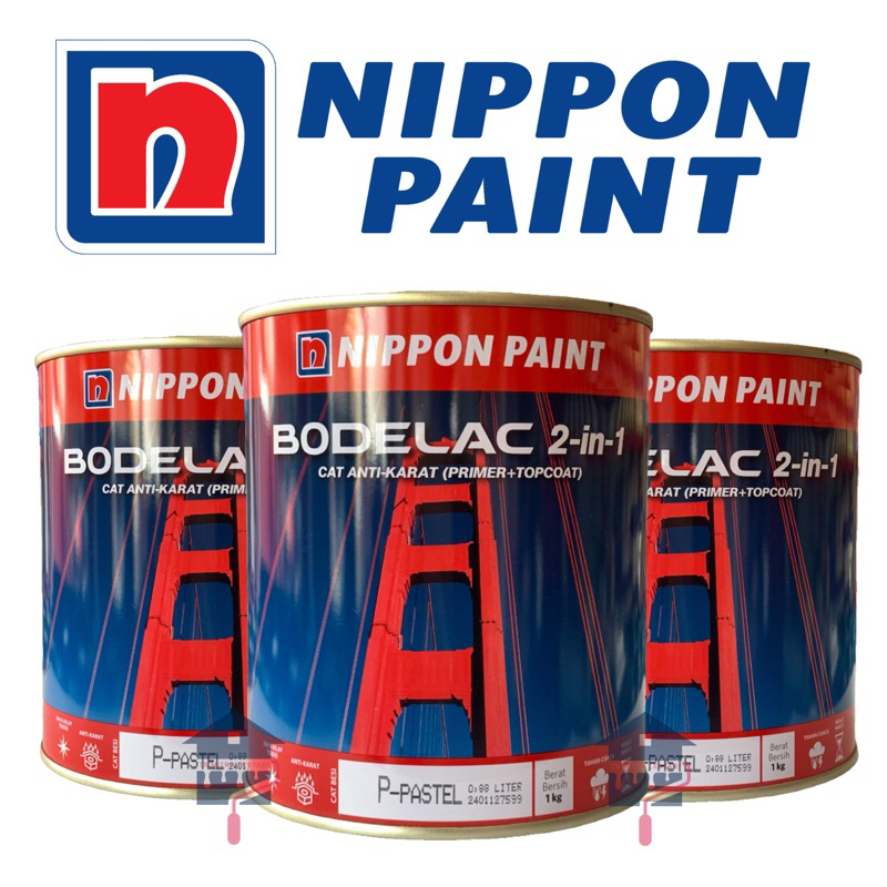 Jual NIPPON BODELAC 2in1 CAT MINYAK KAYU BESI ANTI KARAT PRIMIER + TOP ...
