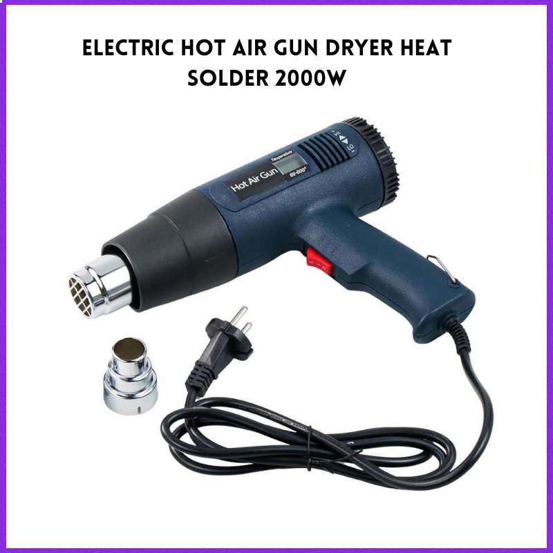 Jual COD ZHCY Electric Hot Air Gun Dryer Heat Solder Thermal 2000W ...
