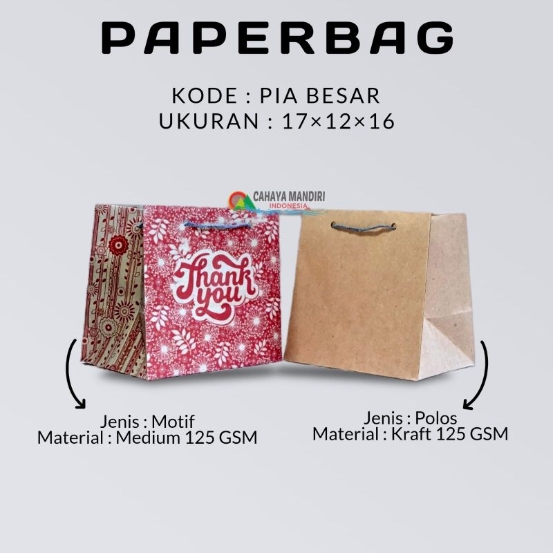 Jual Paper bag kado paper bag gift paper bag hampers paper bag besar ...
