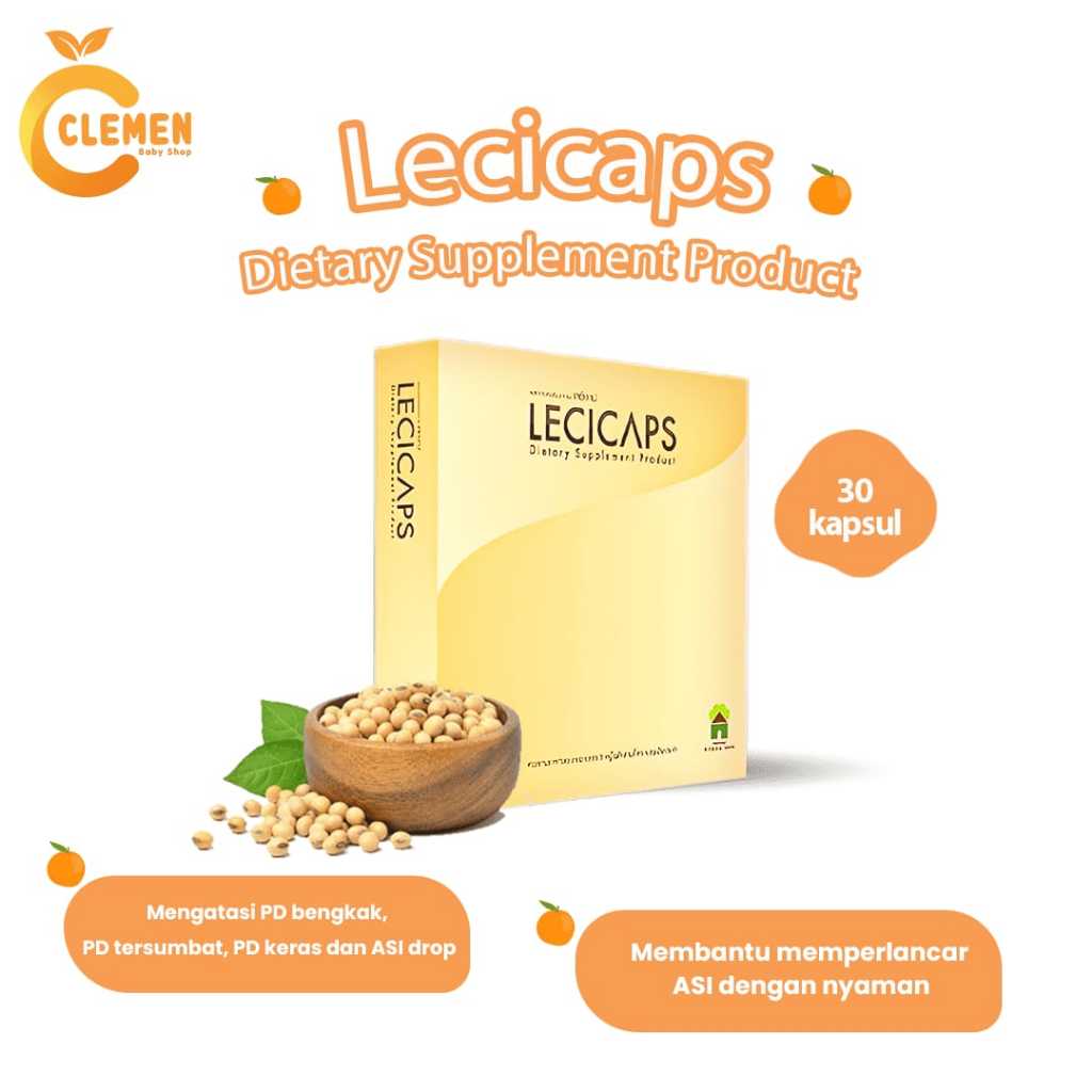 Jual Lecicaps Dietary Supplement Product Pelancar Saluran Asi ...