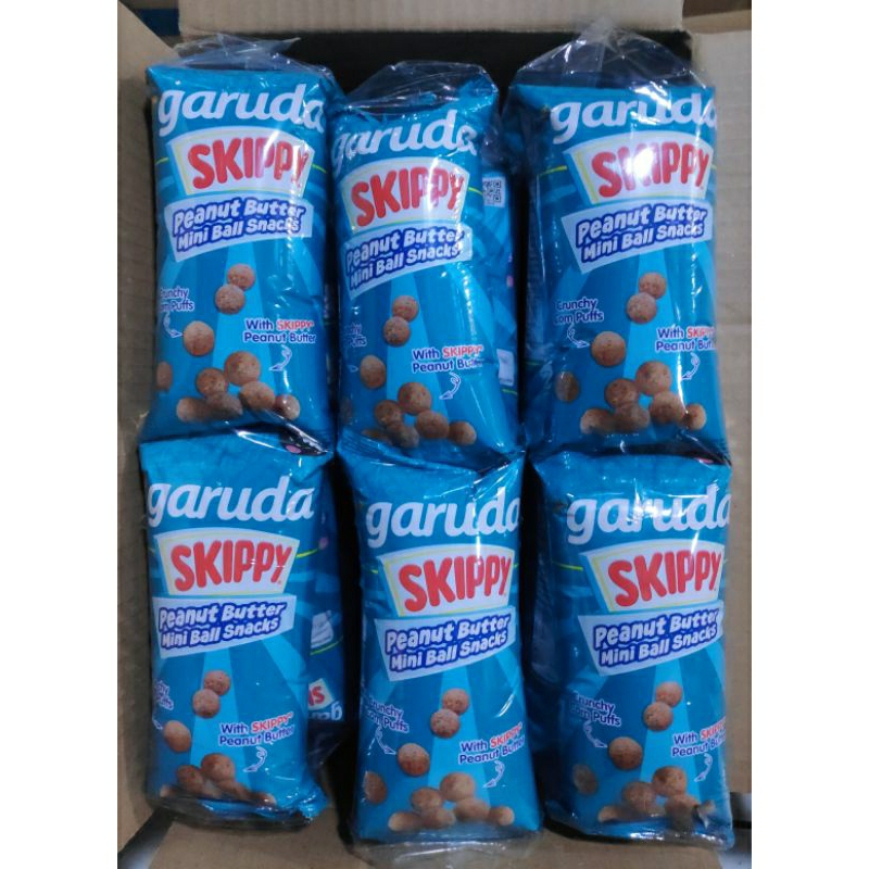 Jual Garuda Skippy Peanut Butter Mini Ball Snacks ( isi 10 pcs @10gr ...
