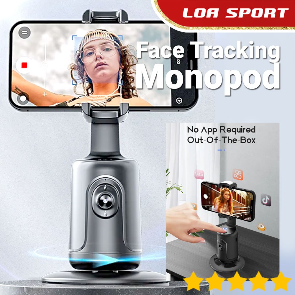 Jual Tripod HP Monopod Automatic Face Tracking Deteksi Wajah Otomatis ...