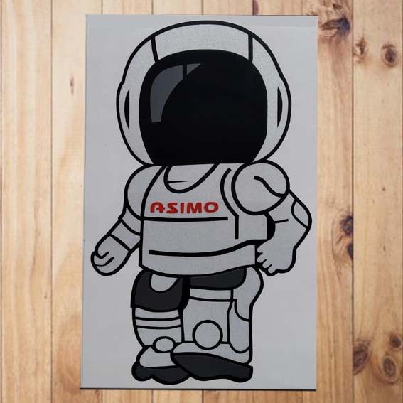 Jual CUTTING STICKER HONDA ASIMO CHARACTER 5 | Shopee Indonesia