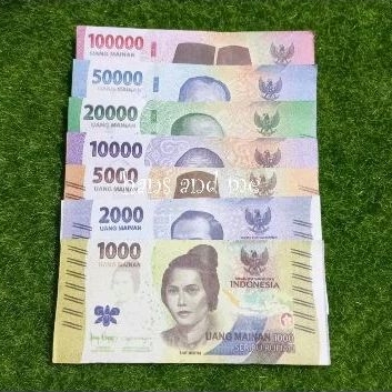 Jual Uang Kertas Mainan Duit Duitan (Seri Baru) | Shopee Indonesia