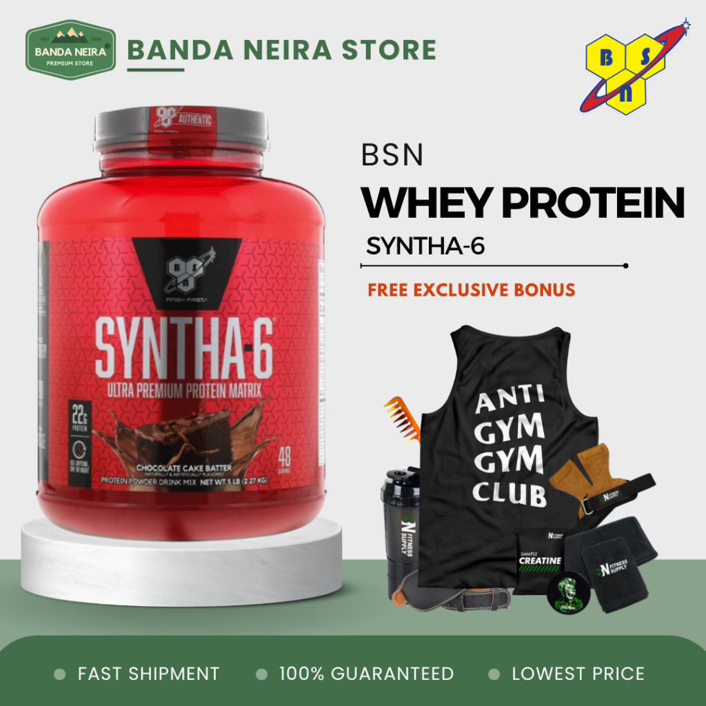 Jual BSN SYNTHA6 SYNTHA 6 Protein | 5 LBS | 48 SAJIAN | 2.2 KG | 2200 ...
