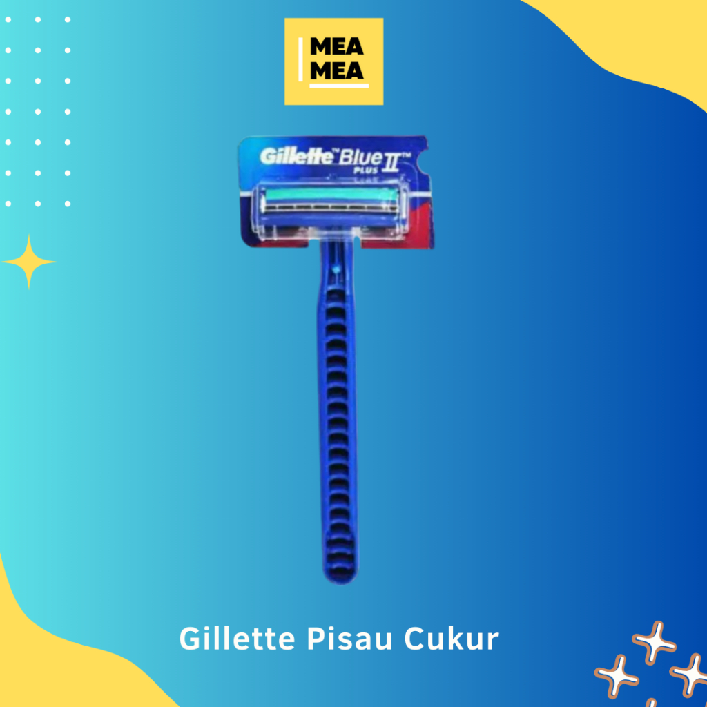 Jual Gillette Blue II Plus pisau Cukur | Shopee Indonesia