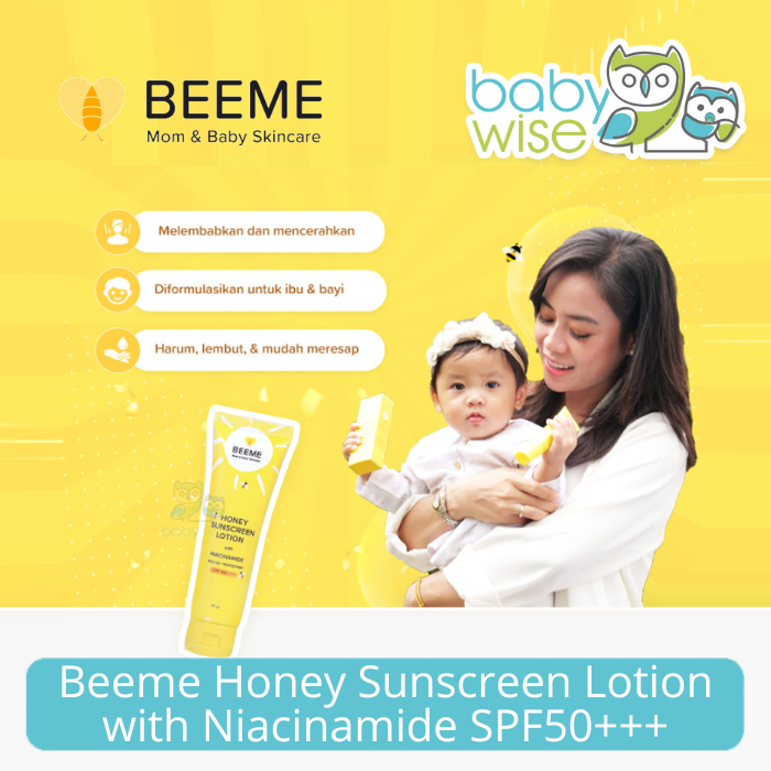 Jual Beeme Bee Me Honey Sunscreen Lotion with Niacinamide SPF50 ...