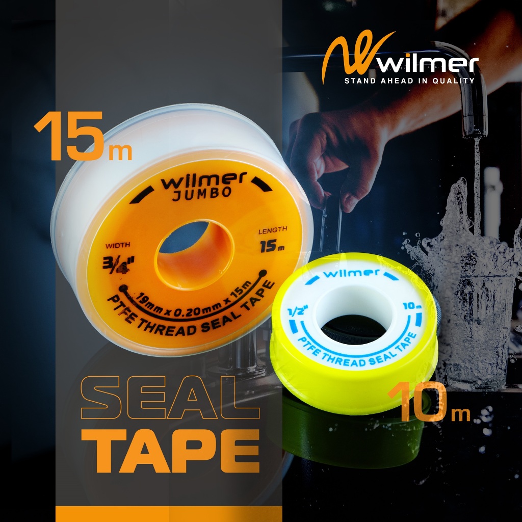 Jual SEAL TAPE JUMBO SUPER TEBAL 0,20MM, 3/4 INCH 15 METER UKURAN ASLI ...
