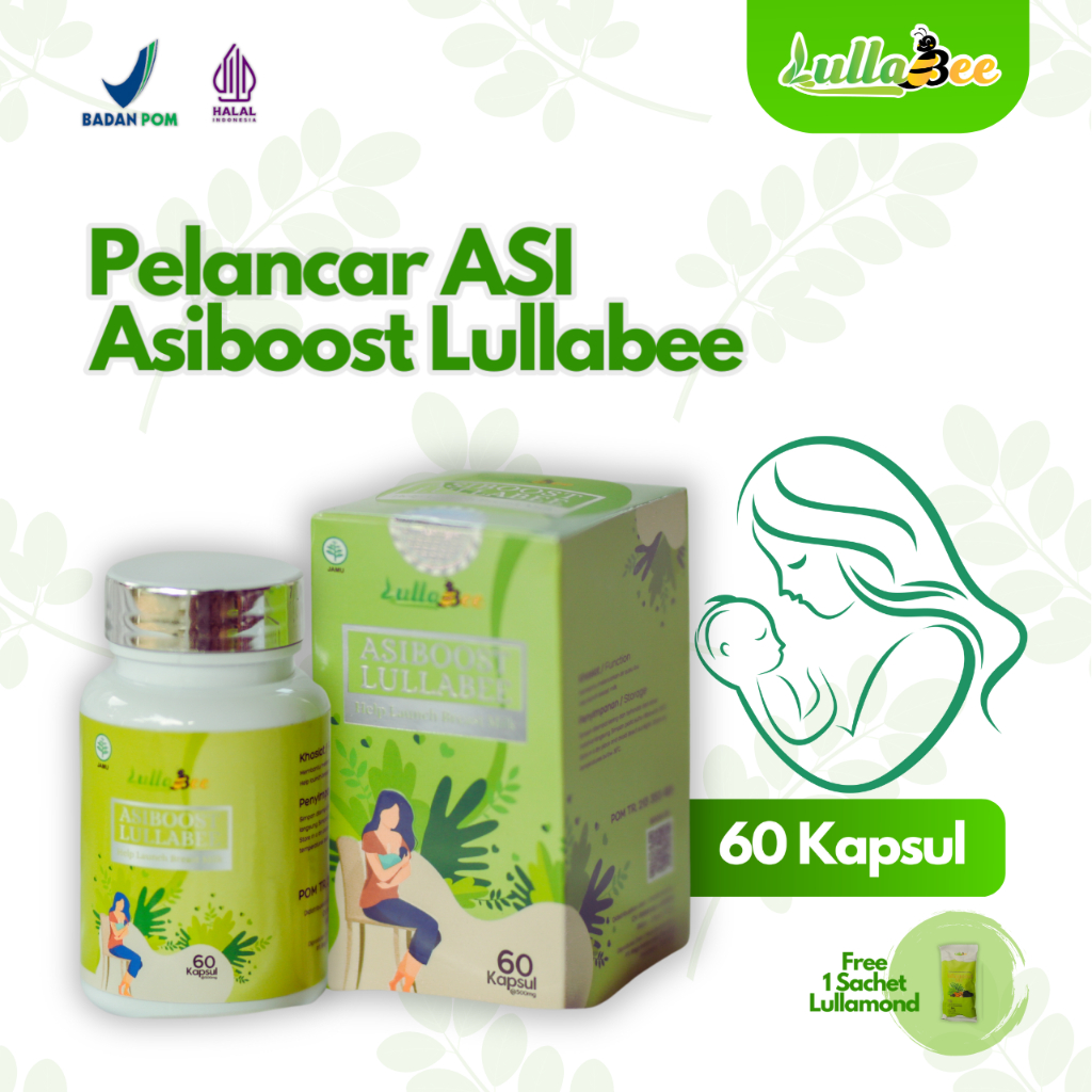 Jual ASIBOOST LULLABEE - Asiboost Lullabee Pelancar ASI BPOM 60 Kapsul ...