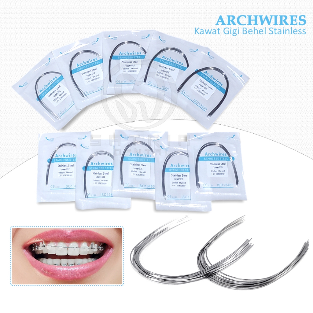 Jual Archwires Kawat Gigi Dental Stainless Steel Wire Ortho SS Wire ...