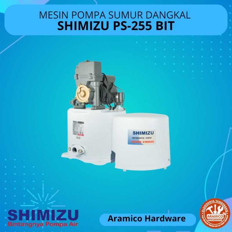 Jual Mesin Pompa Air SHIMIZU PS 255 BIT 250W Otomatis | Shopee Indonesia