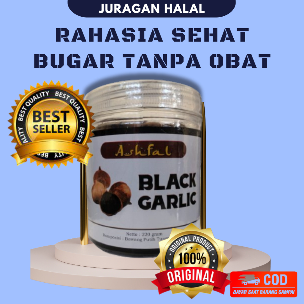 Jual Black Garlic Tunggal Ashfal Bawang Lanang Hitam Kualitas Premium - Bawang Putih Tunggal ...