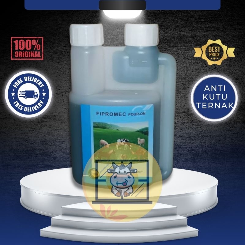Jual FIPROMEC POUR ON 100 ml- Obat Cacing Kutu Scabies Tetes Untuk Sapi ...
