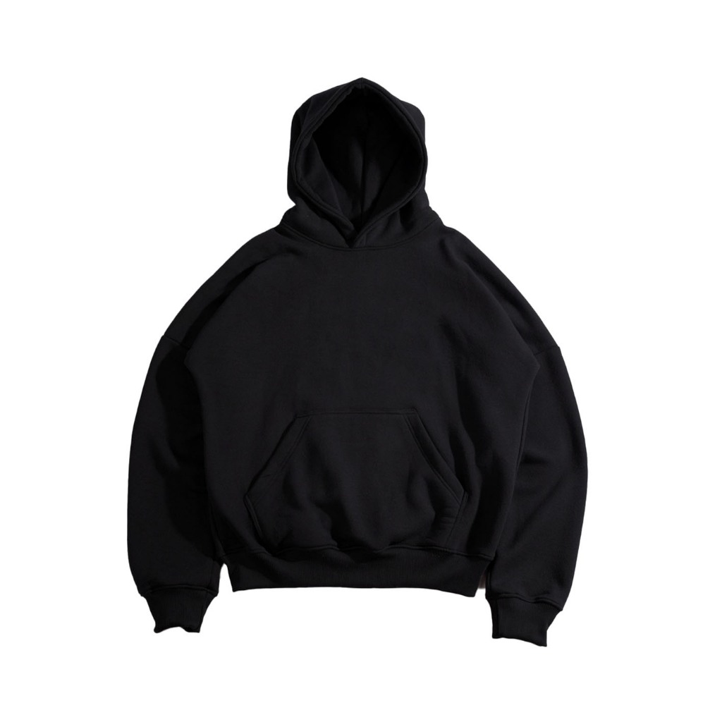 Jual ERFOLGREICH - Hoodie Boxy Oversize Hitam Pria Wanita Cotton Fleece ...
