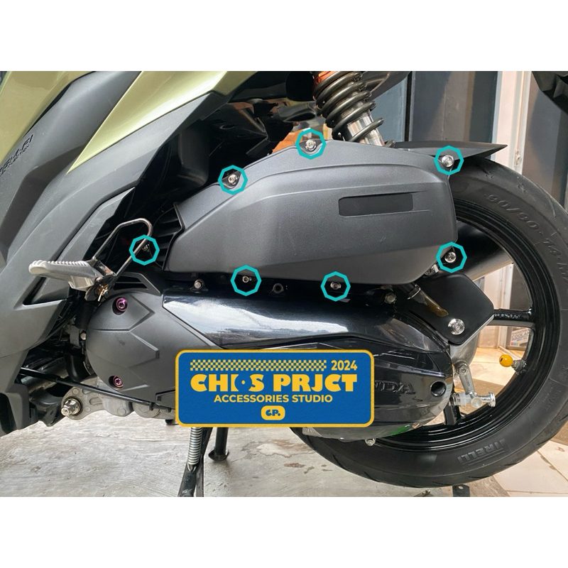 Jual Probolt baut Box Filter 2 kunci Motor Honda Vario, PCX, Beat ...