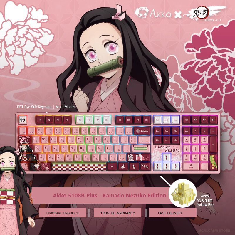 Jual Akko 5108B Plus - Kamado Nezuko Limited Edition Gaming Keyboard ...