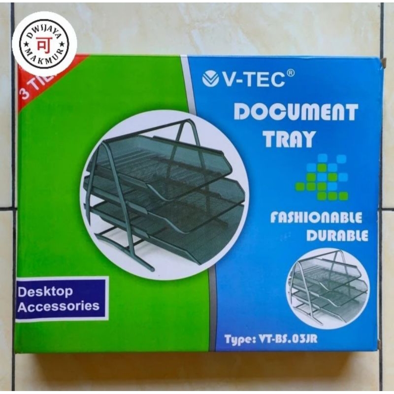 Jual Rak Susun Besi 3 Tingkat / Document Tray / Rak Susun Dokumen ...