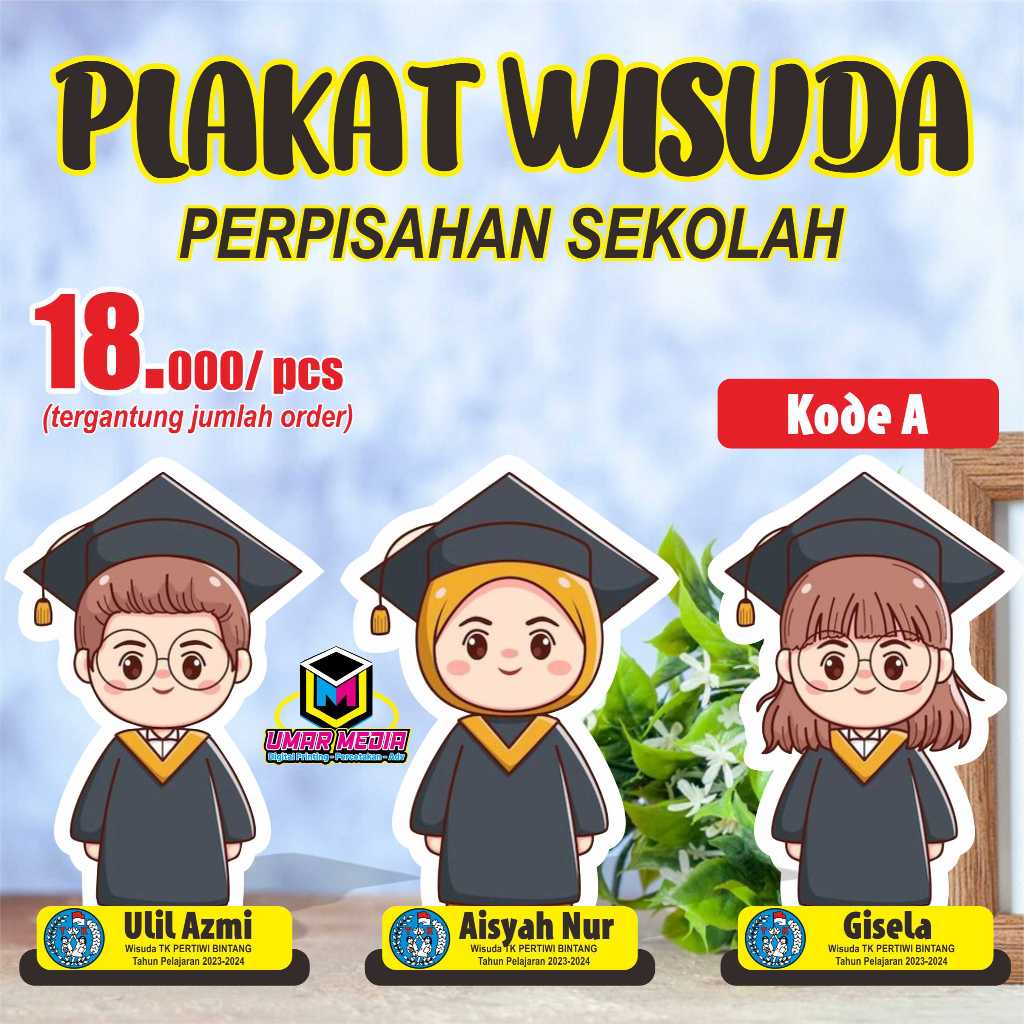 Jual Plakat Wisuda Vandel Wisuda Plakat Akrilik Vandel Akrilik Plakat ...