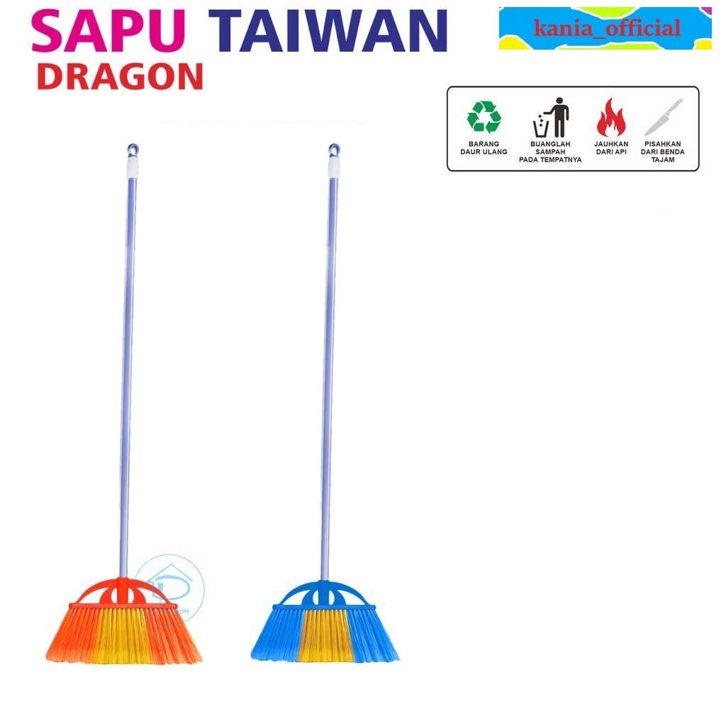 Jual Sapu Taiwan Warna Dragon / Sapu Lantai Sapu Senar / Alat Pembersih ...