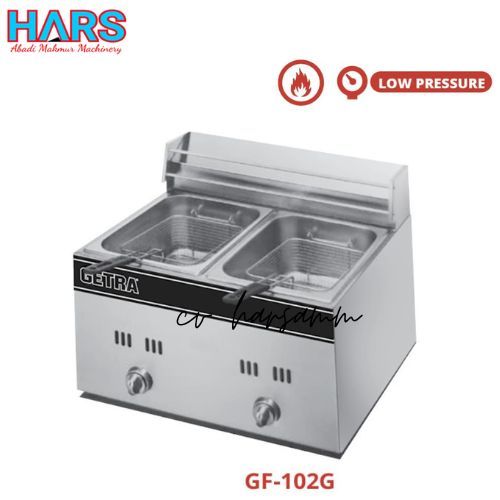 Jual Gas Deep Fryer Getra 2 x 6 Liter 2 Tank with 2 Basket | Shopee ...