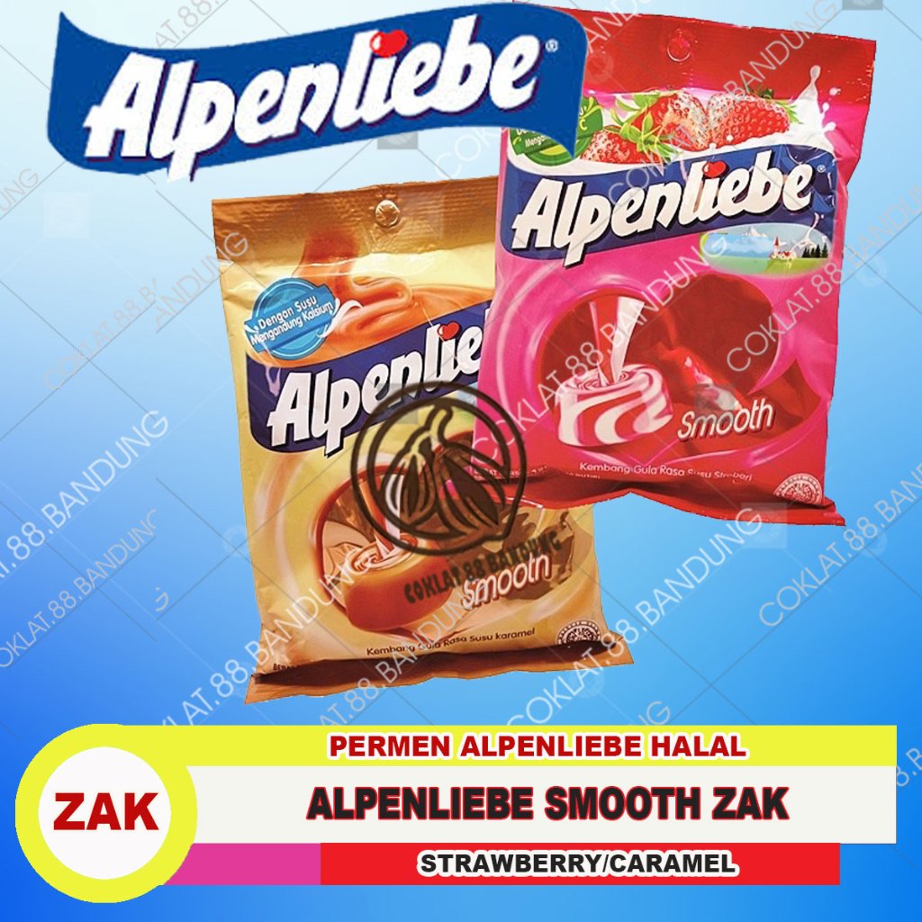 Jual Alpenliebe Smooth 125gr Isi 50 - Permen Rasa Strawberry, Caramel ...
