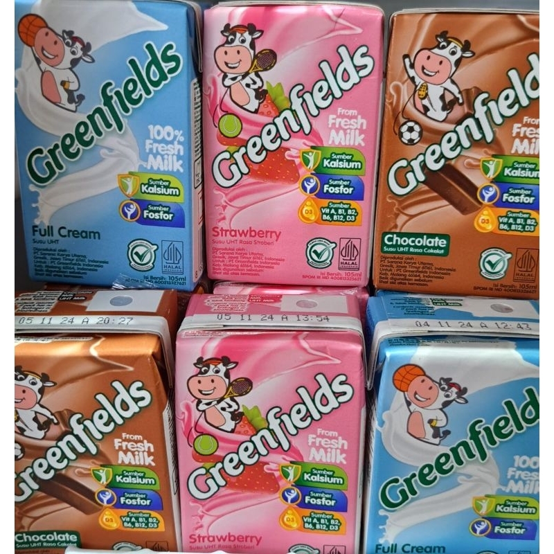 Jual Susu uht mini Greenfields 105ml | Shopee Indonesia