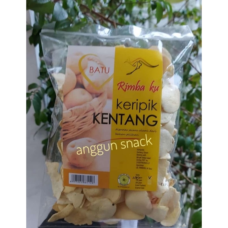 Jual keripik kentang khas batu malang /kentang batu 100g / keripik ...