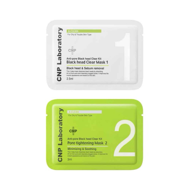 Jual CNP Laboratory Anti- Pore Black Head Perfect Clear Kit 1 box ...