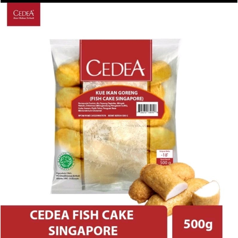 Jual Cedea Kue Ikan Goreng Fish Cake 500 gr Bogor Frozen | Shopee Indonesia