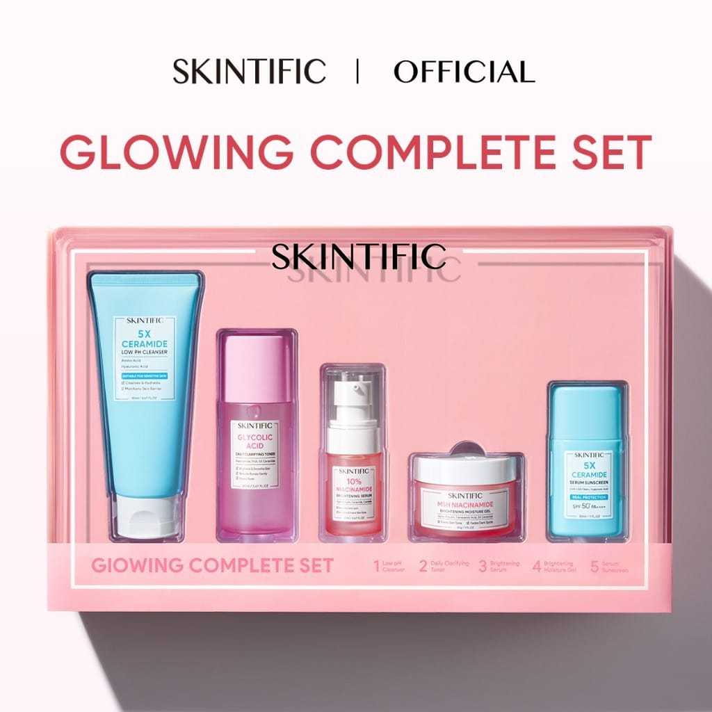 Jual Skintific Barrier Complete Set | Glowing Set | Shopee Indonesia