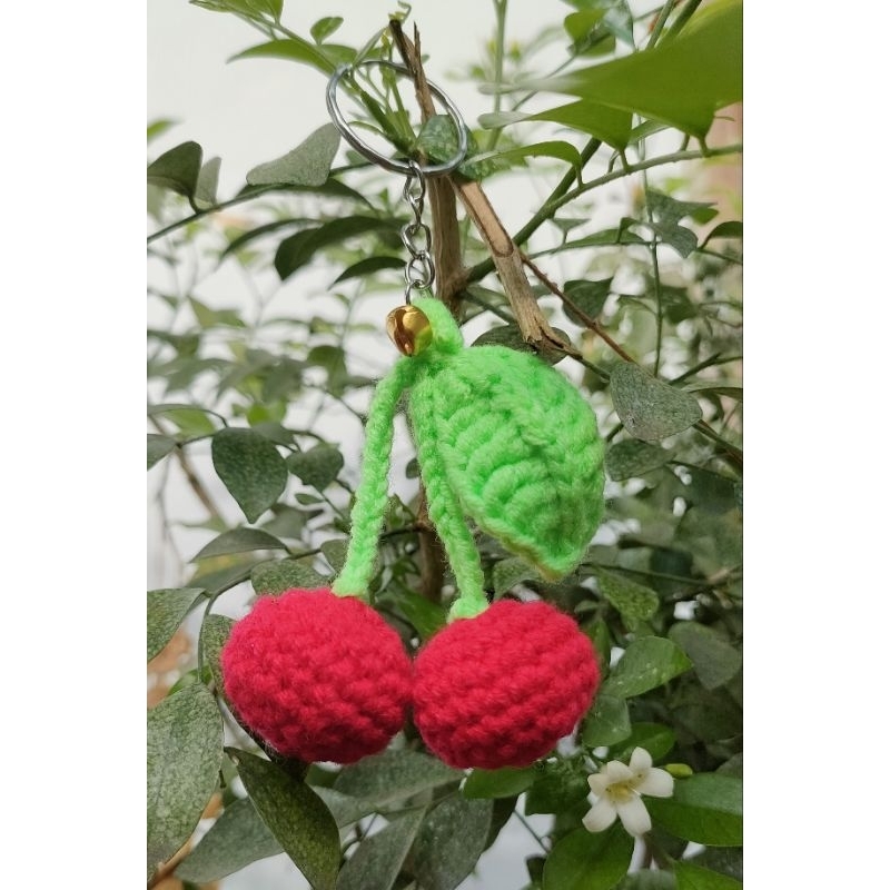 Jual AMIGURUMI BUAH CROCHET AMIGURUMI CHERRY | Shopee Indonesia