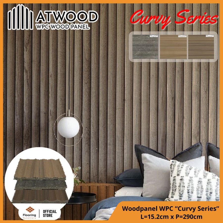 Jual Atwood Panel WPC Dinding - Wall panel Partisi Series Curvy ...