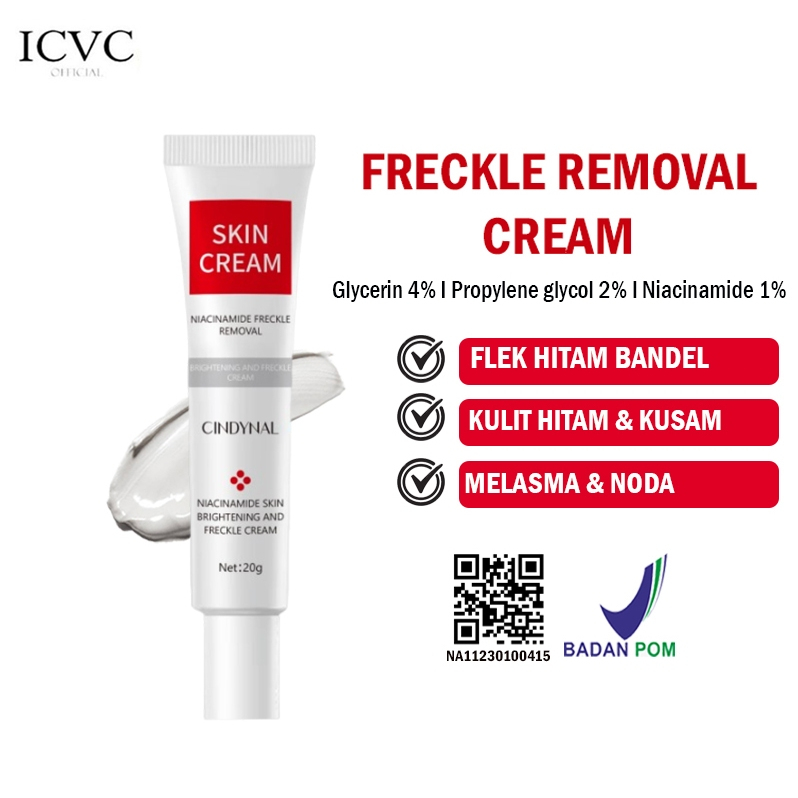 Jual BPOM CINDYNAL Skin Cream Freckle Removal/ Krim Pemutih Freckle dan Bintik Whitening Remove ...