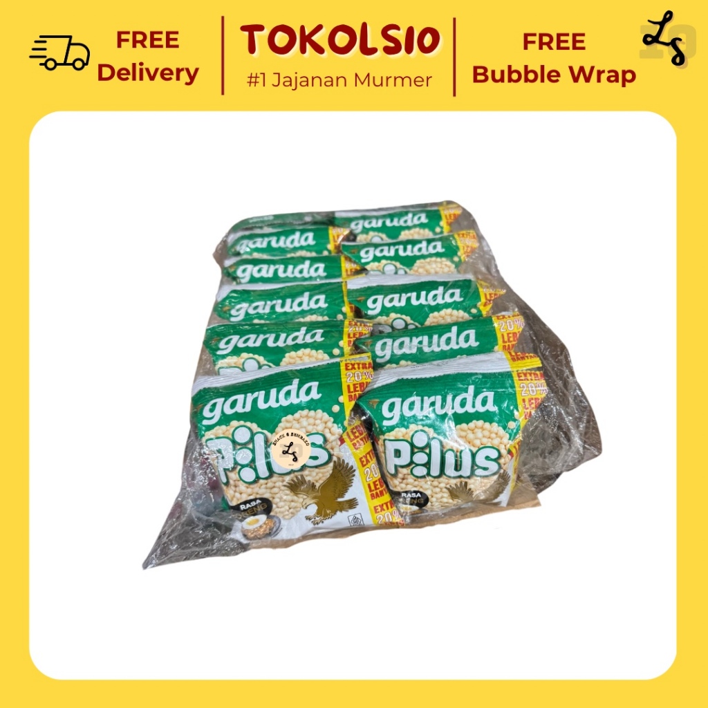 Jual Kacang Pilus Kecil Garuda 1 Pack Isi 20 pcs @8g | Shopee Indonesia