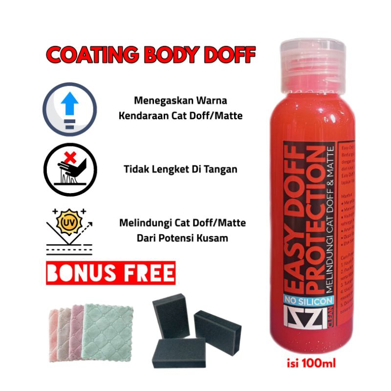 Jual ISZI Clean - Easy Doff Protection Coating Body Kendaraan Cat Doff ...