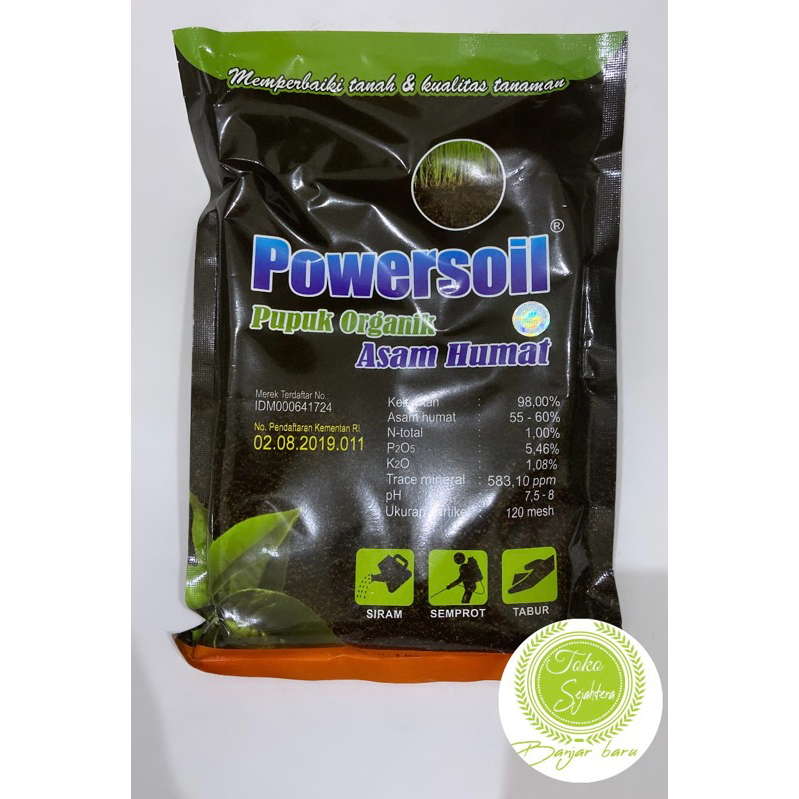 Jual POWER SOIL POWERSOIL 1KG ORIGINAL PUPUK ORGANIK ASAM HUMAT | Shopee Indonesia