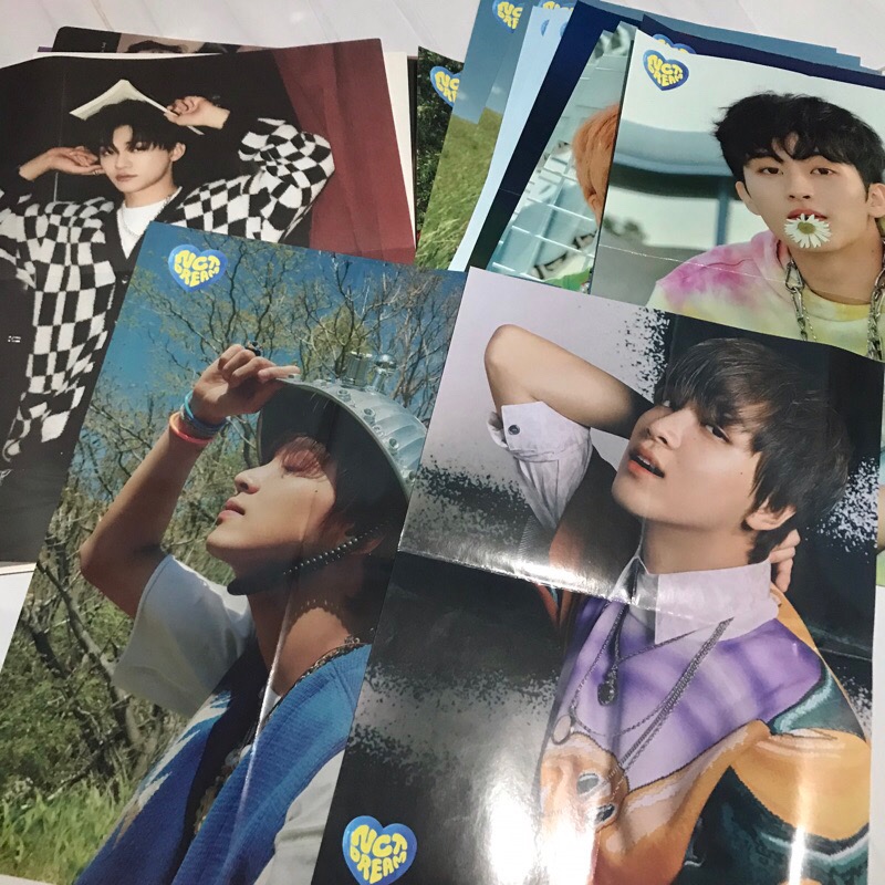 Jual OFFICIAL FP folded poster album hello future haechan mark jisung ...