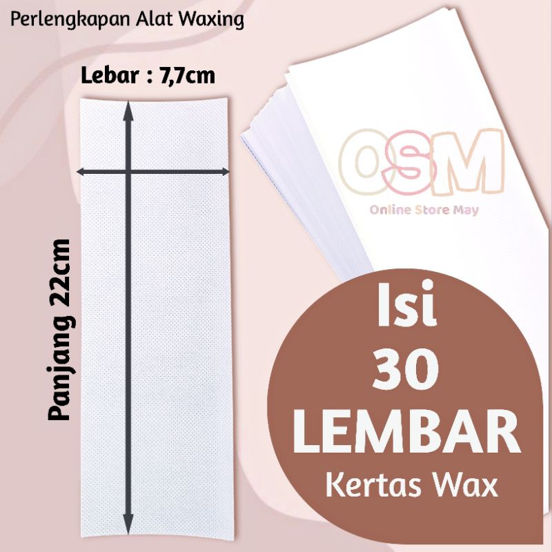 Jual KERTAS WAX ISI 30 LEMBAR KAIN WAXING WAX KIT SUGAR WAXING | Shopee ...