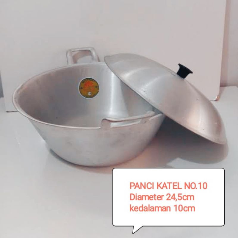 Jual Citel No 10 Anti Lengket Panci Katel Aluminium Cor Tebal | Shopee ...