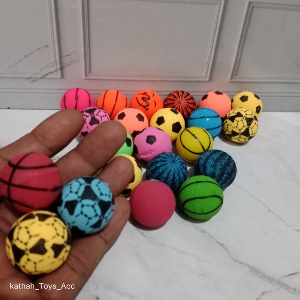 Jual 10Pcs Bola Bekel Motif | Shopee Indonesia