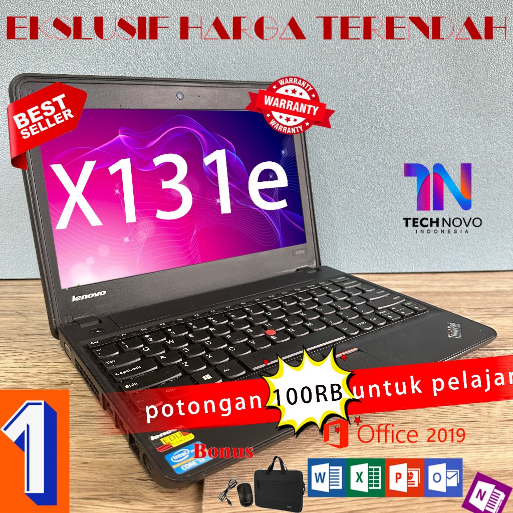 Jual LENOVO Thinkpad Laptop X131E Core I3 RAM 4gb/8gb HDD 320GB SSD ...