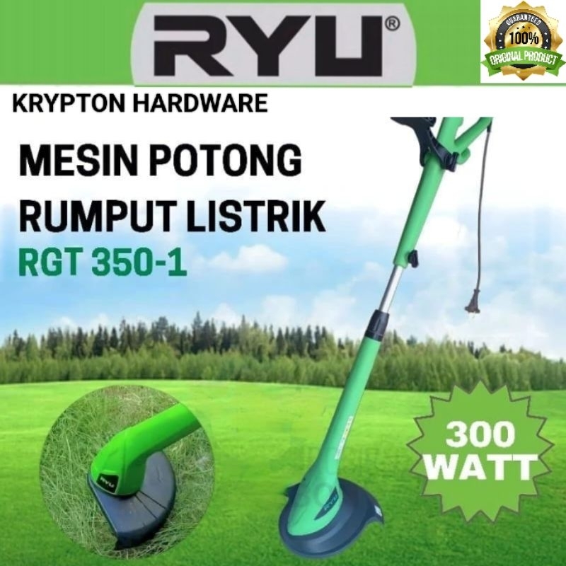 Jual Ryu by tekiro mesin potong rumput listrik type RGT-350-1 jaminan ...