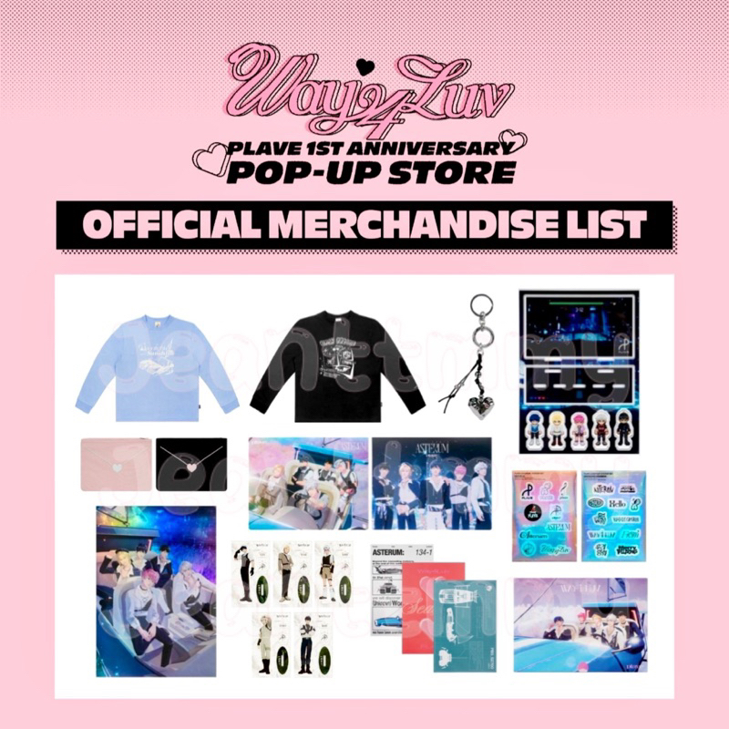 Jual [READY] OFFICIAL PLAVE 1ST ANNIVERSARY WAY4LUV POP–UP STORE ...