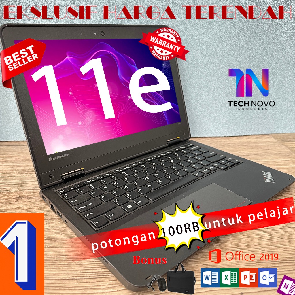 Jual Laptop Lenovo Thinkpad 11e CELERON-M5 6TH mini peningkatan mulus ...