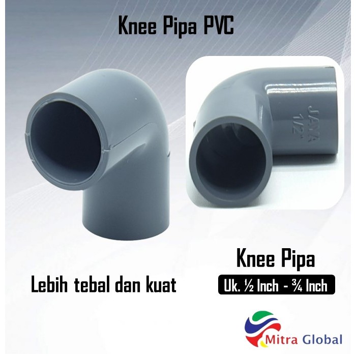 Jual Jaya ORI Knie PVC TS 1/2" Elbow PVC Knee PVC Elbow L PVC Keni PVC / Knee PVC Jaya TS 3/4 ...